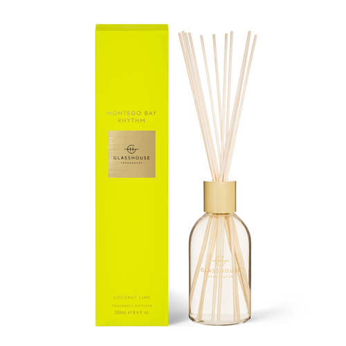 Montego Bay Rhythm - 250mL Fragrance Diffuser | Glasshouse Fragrances – Glasshouse Fragrances ...